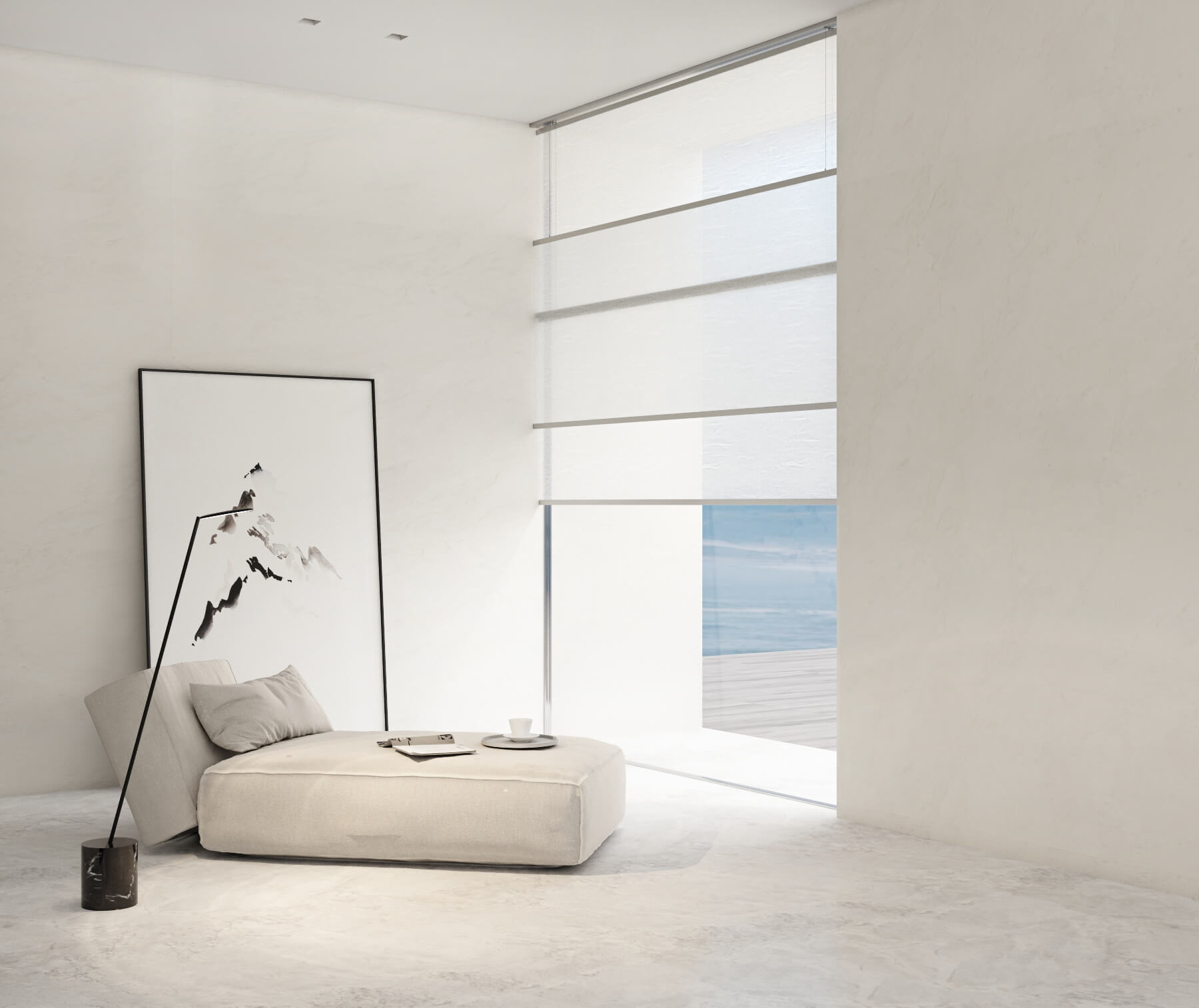 Sleek Minimalist Window Treatments by Wood & Washi